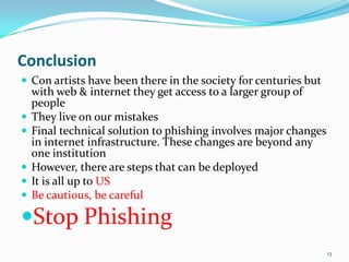 Phishing & spamming | PPTX