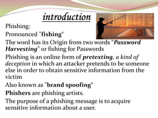 Phishing technology | PPTX