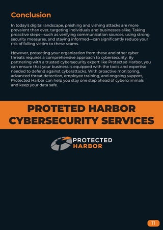 Phishing vs Vishing Protecting Yourself from Cyber Threats-Ebook | PDF