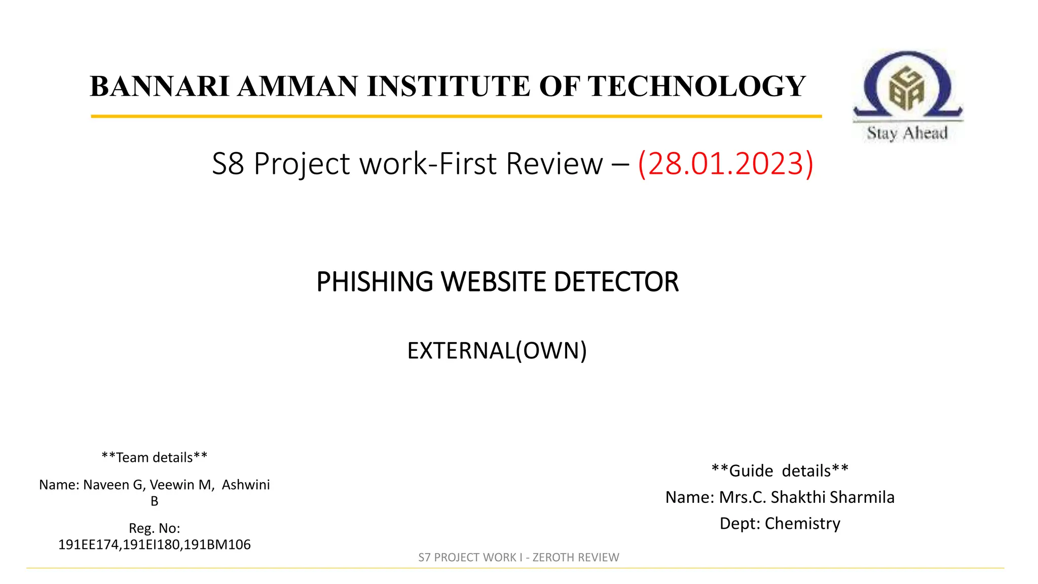 phishing website detector. (user's identity)pptx | PPTX