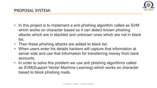 phishing website detector. (user's identity)pptx | PPTX