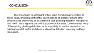 phishing website detector. (user's identity)pptx | PPTX