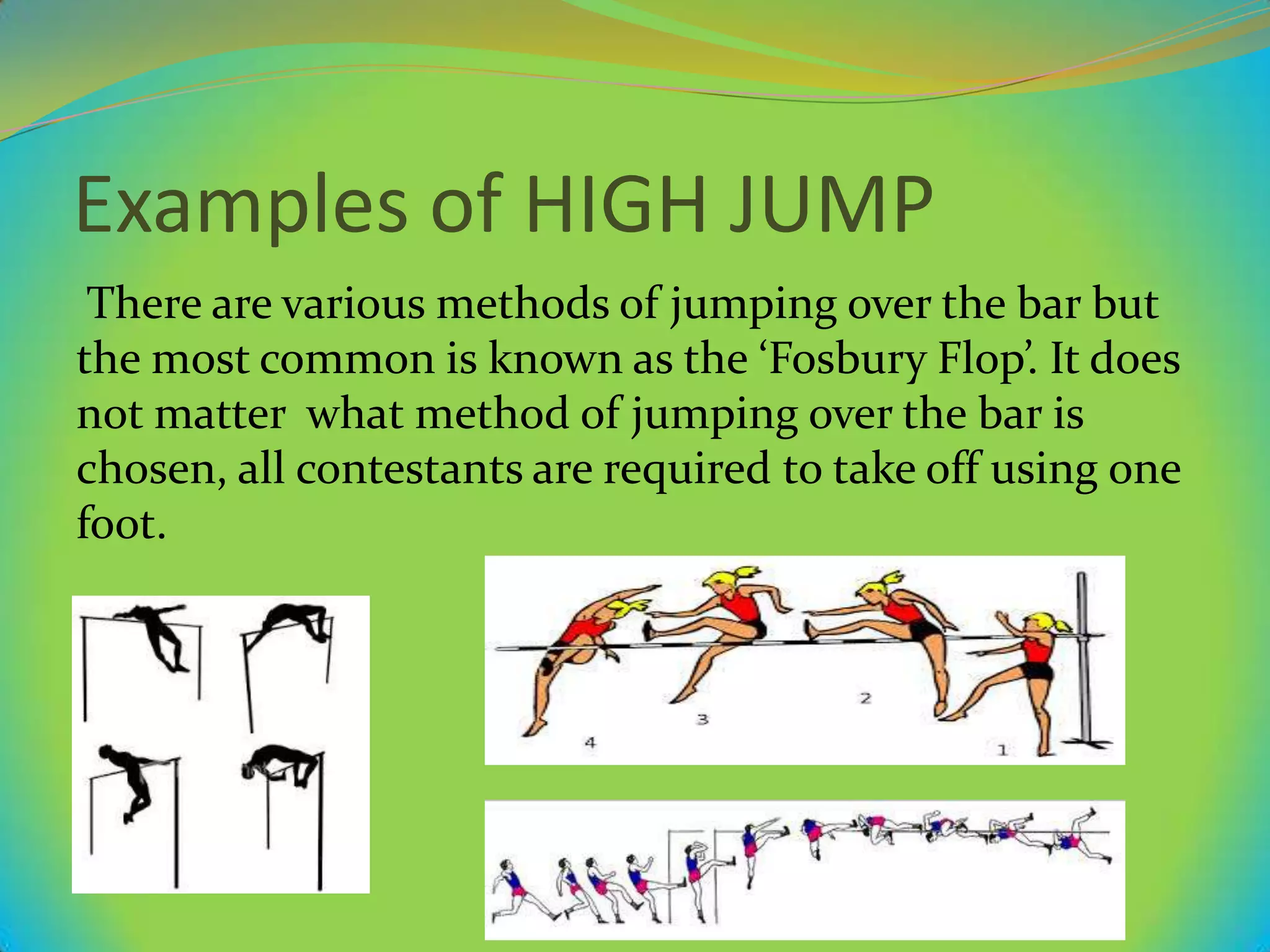 Phisical education high jump | PPTX