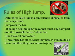 Phisical education high jump | PPTX