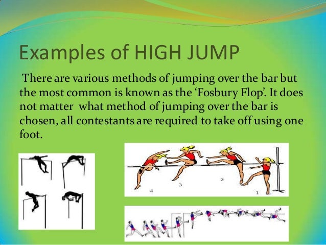 Phisical education high jump