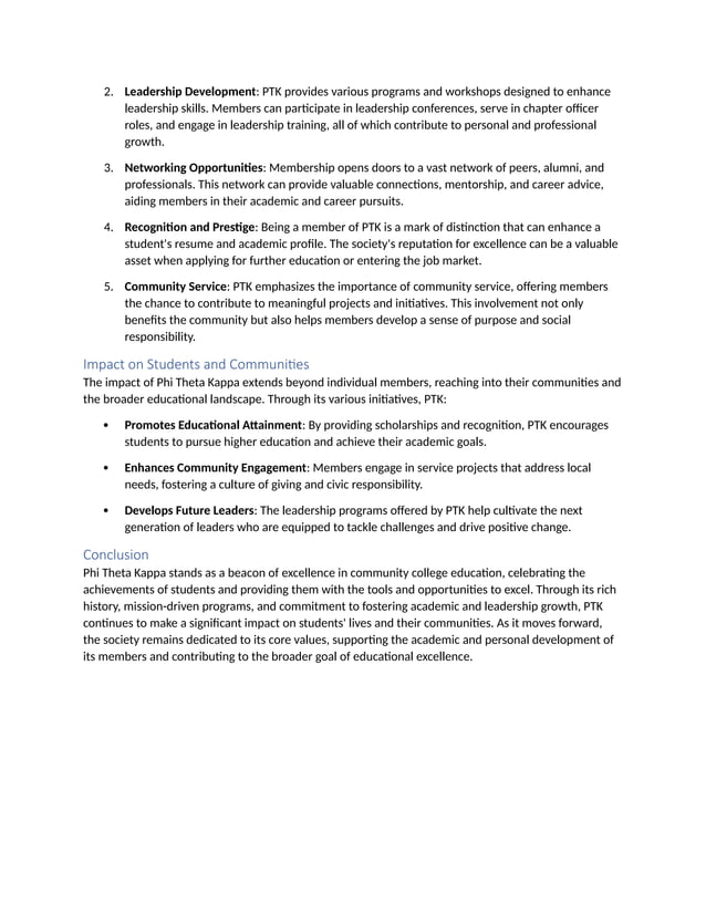 Phi Theta Kappa.docx: A complete guide full details | PDF