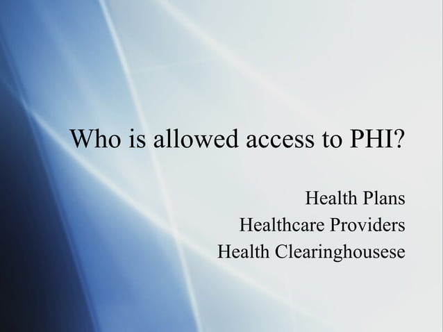 Phi training | PPT