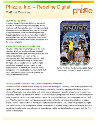 Phizzle Platform Overview 2012 | PDF