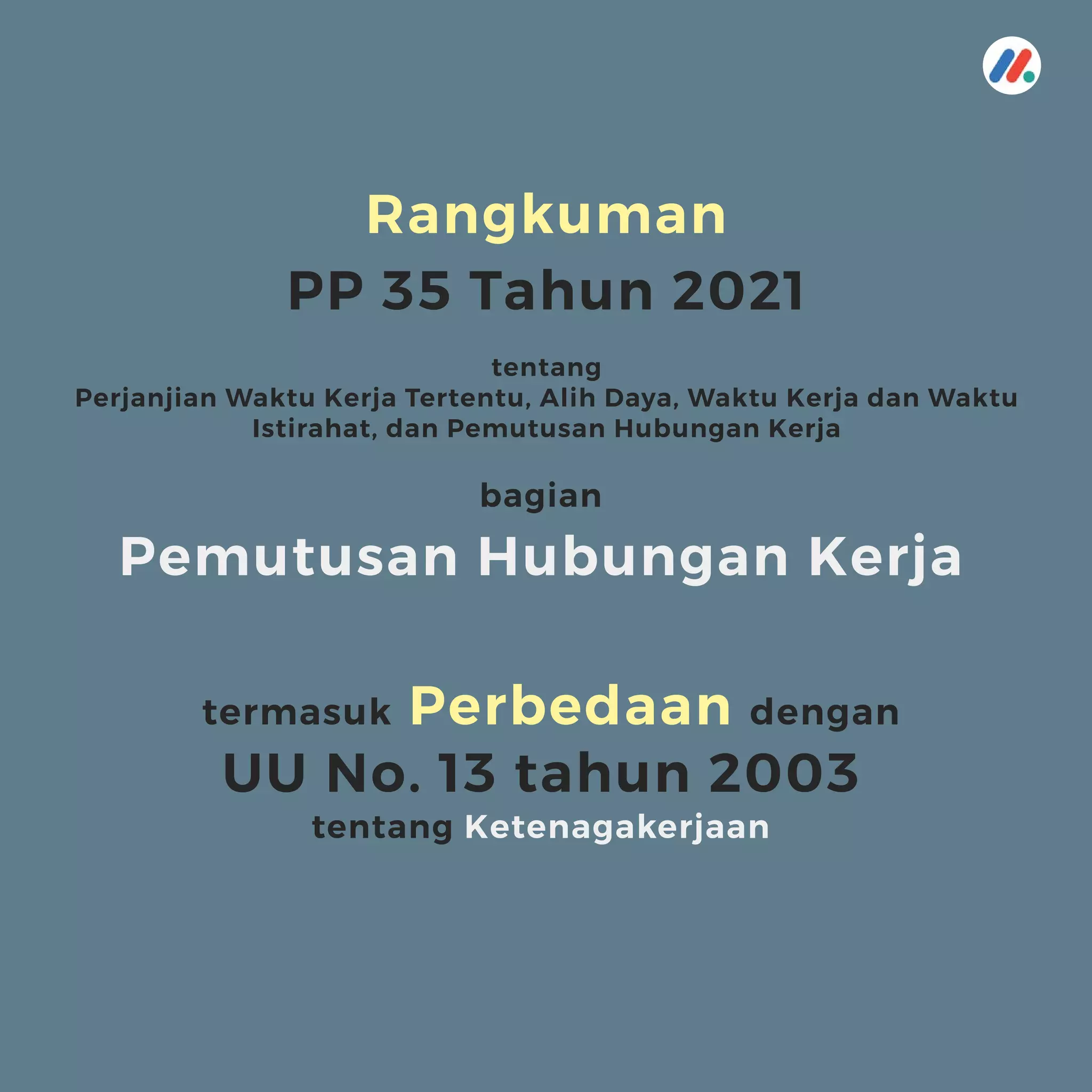 PHK sesuai PP 35 tahun 2021 (pelaksana UU Cipta Kerja) | PDF