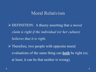 Moral Relativism Examples