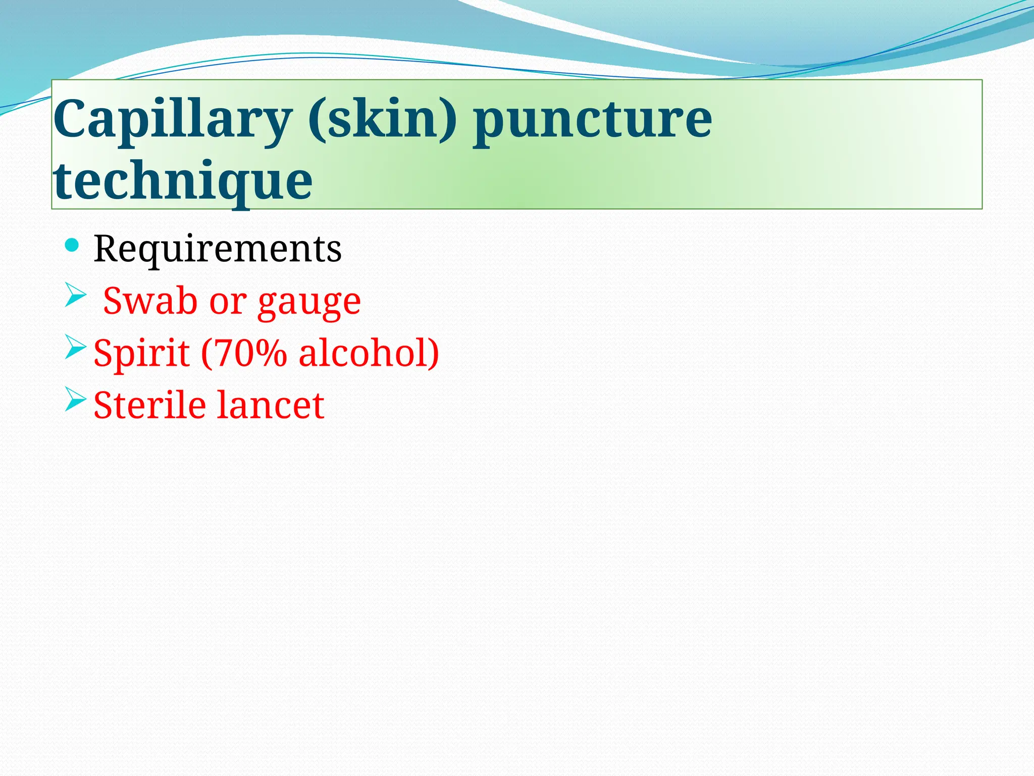 Blood Collection via different techniques | PPTX