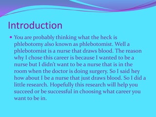 Phlebotomy | PPTX | Medical Health