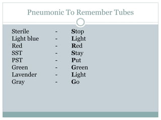 Phlebotomy | PPT