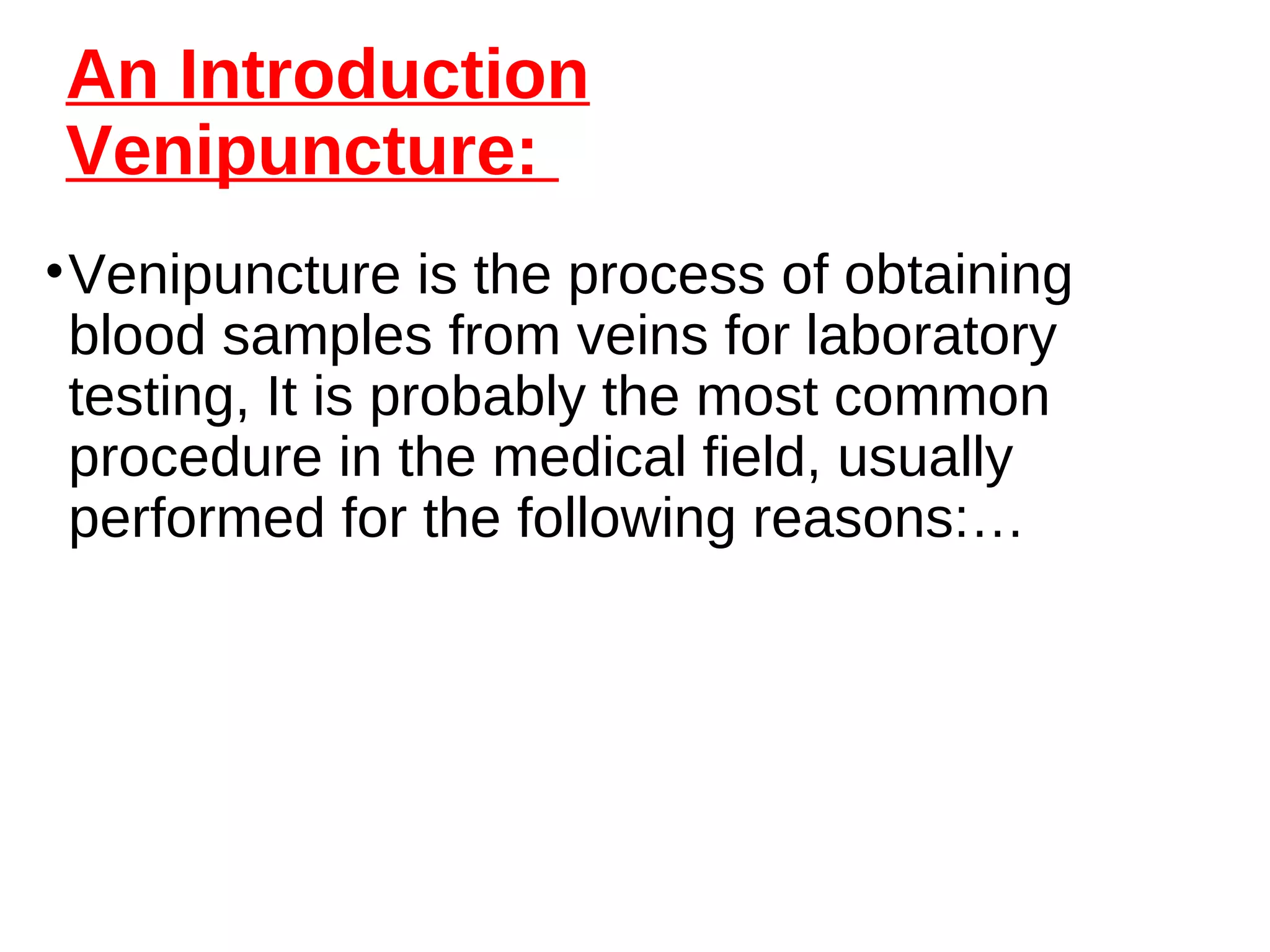 Phlebotomy | PPT