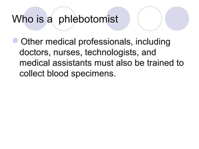Phlebotomy | PPT