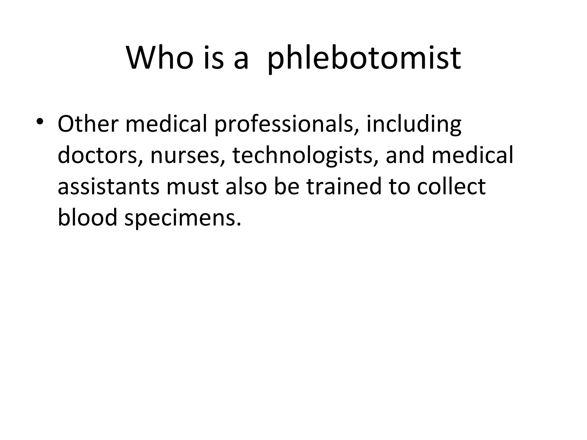 Phlebotomy | PPT