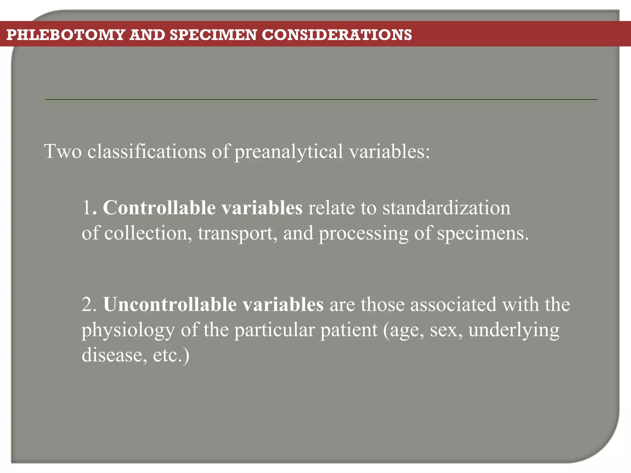 Phlebotomy quality lec 3 | PPT