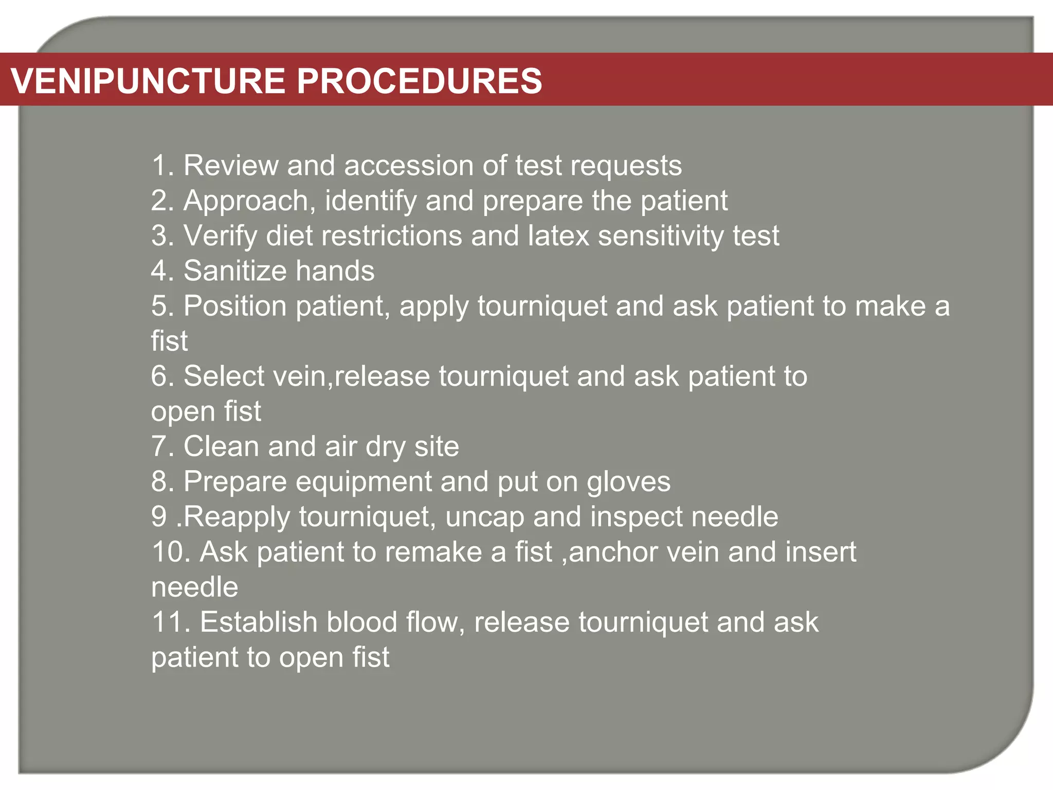 Phlebotomy quality lec 3 | PPT