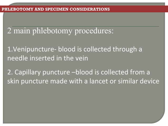 Phlebotomy quality lec 3 | PPT