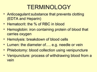 Phlebotomy -2[1] | PPT