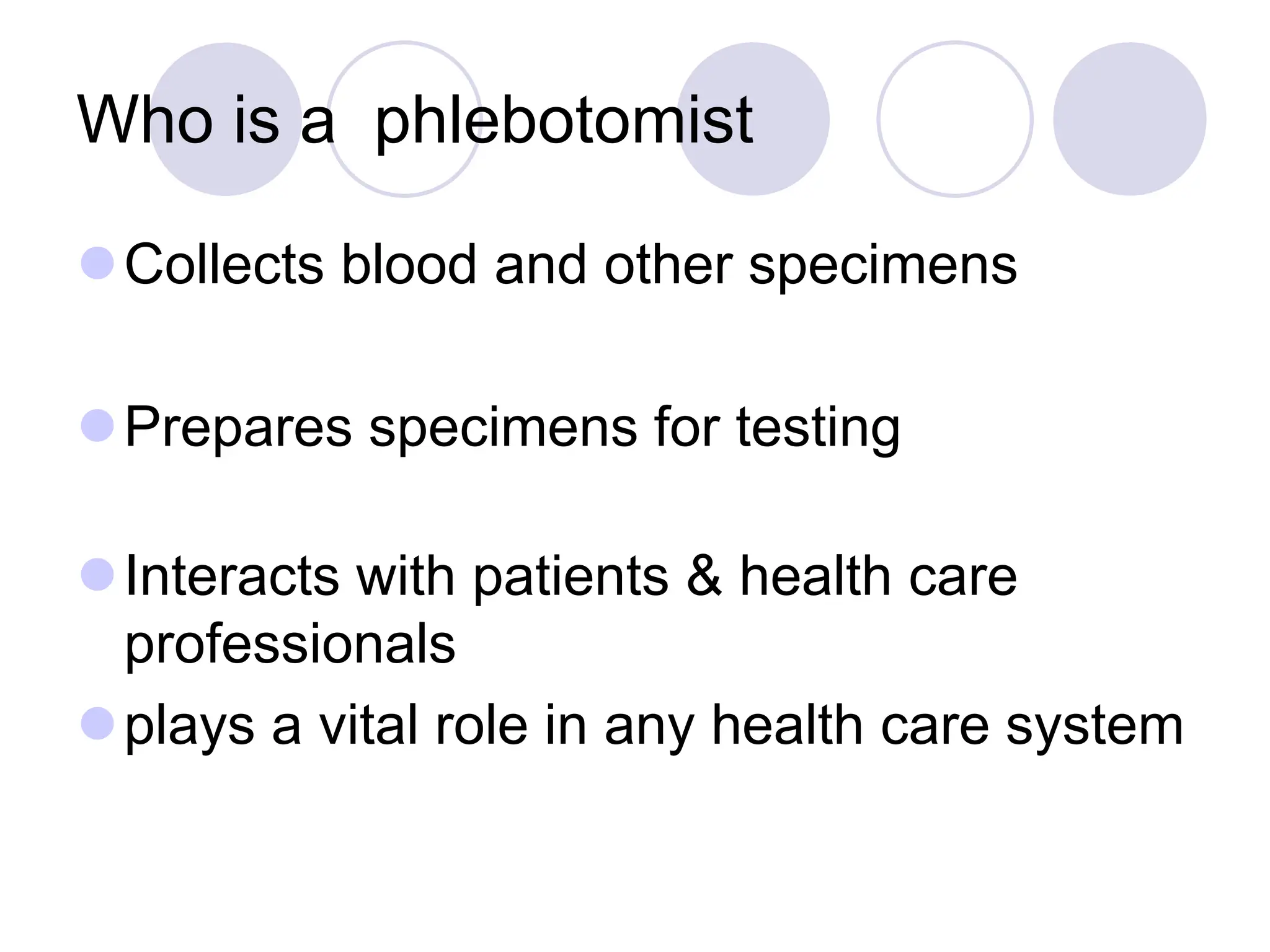 Definition of Phlebotomy and its significance in medical sciences | PPT