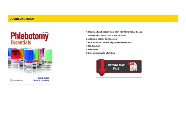 Phlebotomy Essentials AUDIO CD | PDF | Technology & Computing