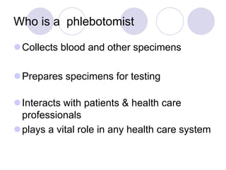 Phlebotomy (1) definition and Types and classification | PPT