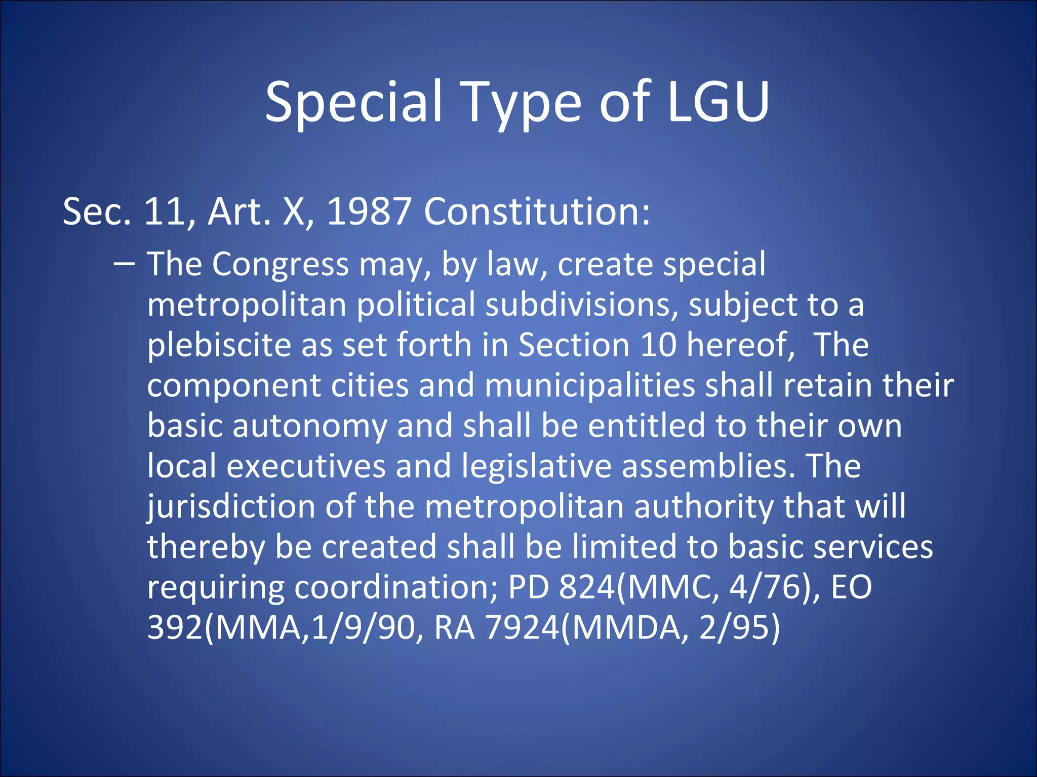 Ph Local Government System | PPT