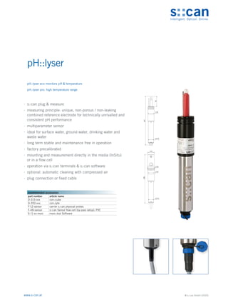 Phlyser ww en_ph temp sensor_scan | PDF | Chemistry | Science