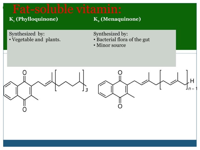 VITAMIN K, [MEDICINAL CHEMISTRY] BY P.RAVISANKAR,STRUCTURES OF VITAMIN ...