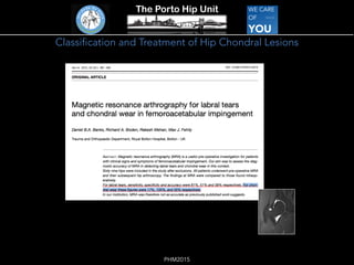 Classification and Treatment of Hip Chondral Lesions | PDF