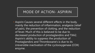 Ph'macology of Asperin.pptx