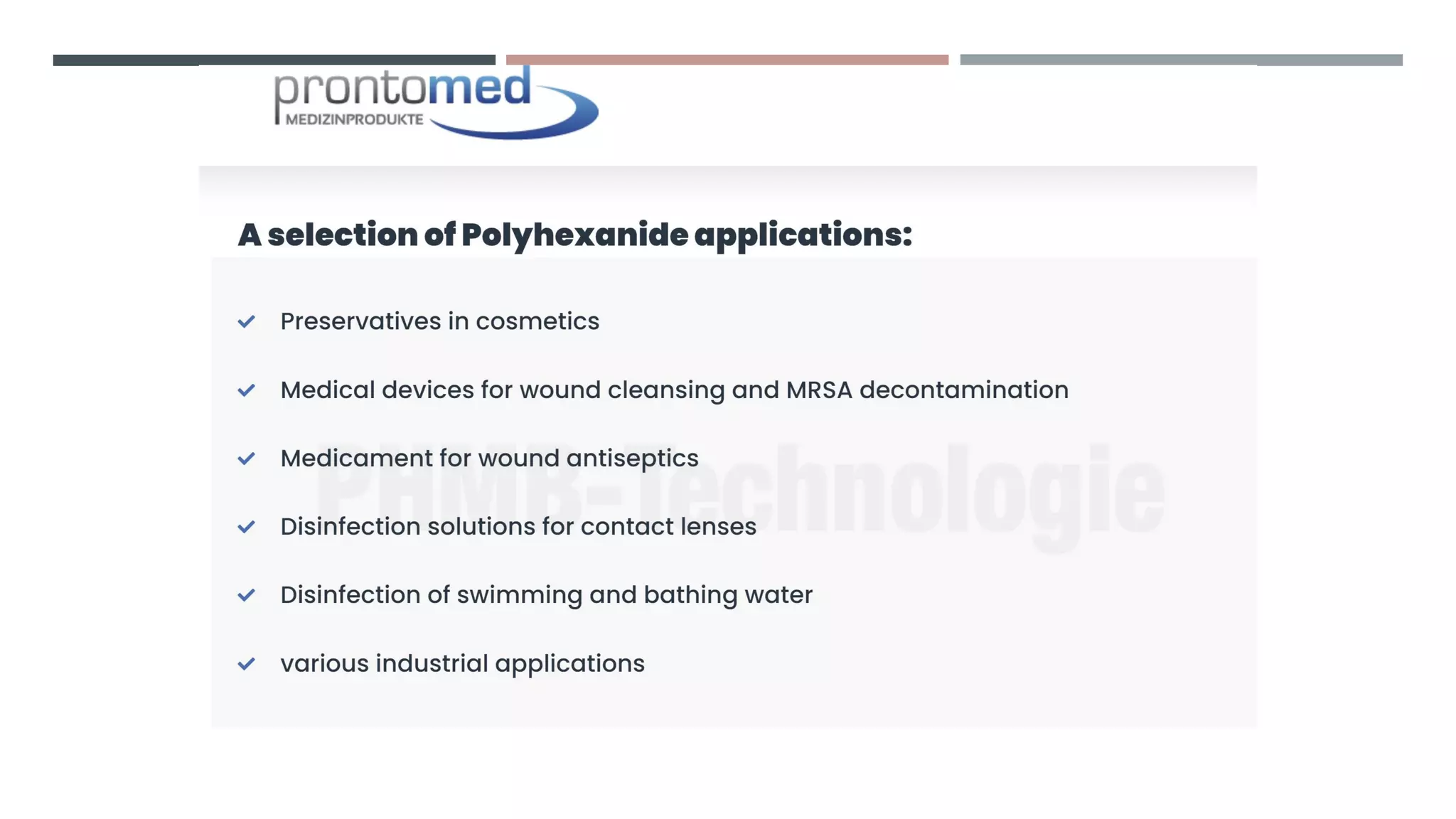 PHMB - Polyhexamethylene Biguanide | PPT