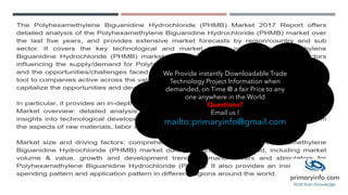 PHMB - Polyhexamethylene Biguanide | PPT