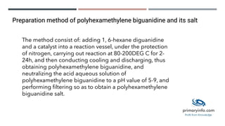 PHMB - Polyhexamethylene Biguanide | PPT