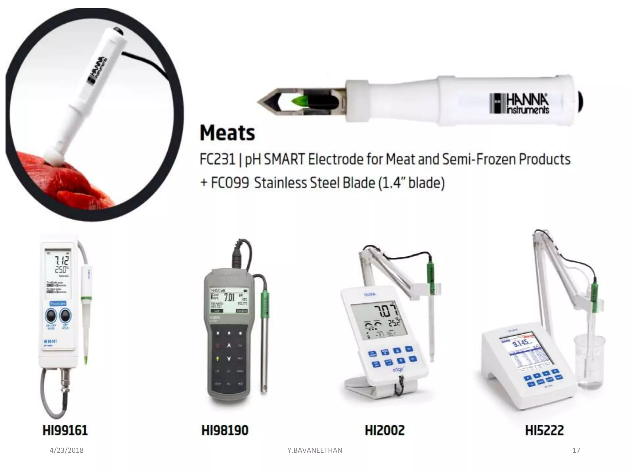 PH measurement in Food and drink | PPTX