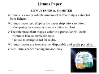 PH measurement in Food and drink | PPTX