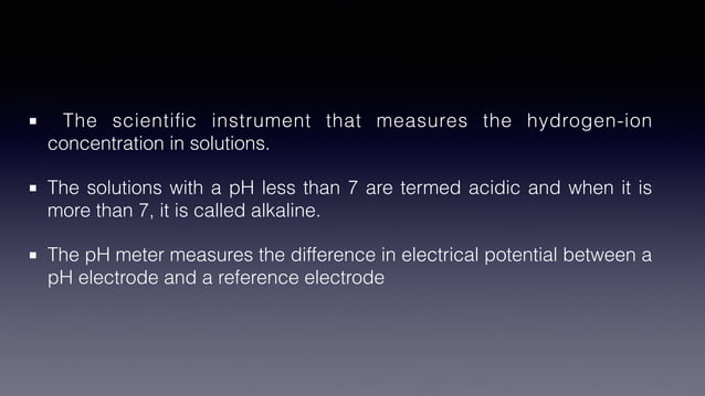 pH meter.pdf | Chemistry | Science