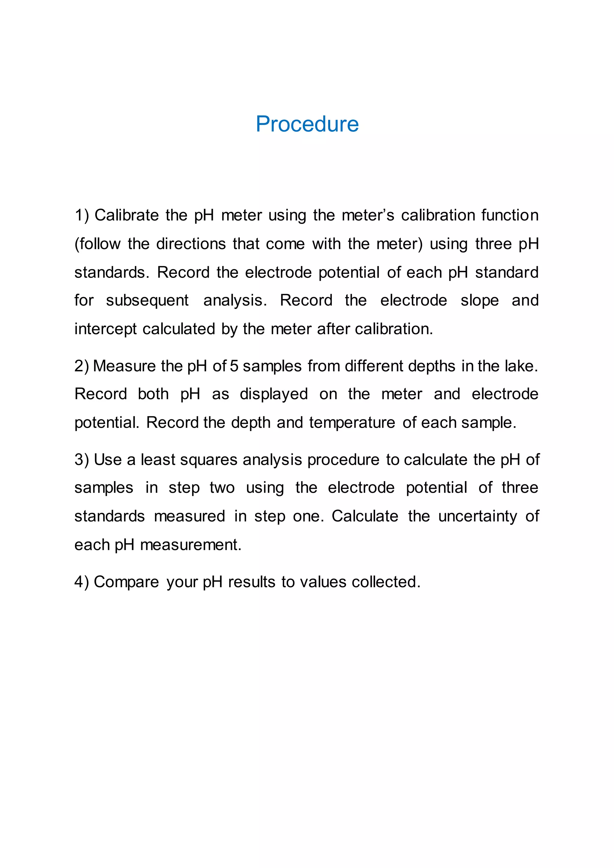 PH meter report | DOCX