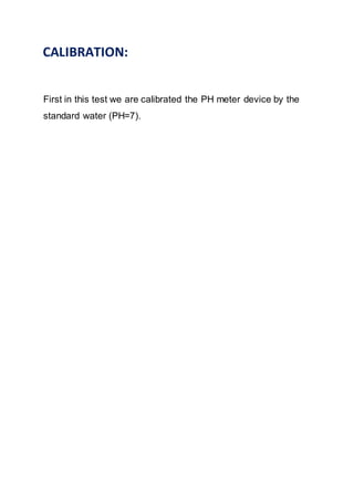 PH meter report | DOCX
