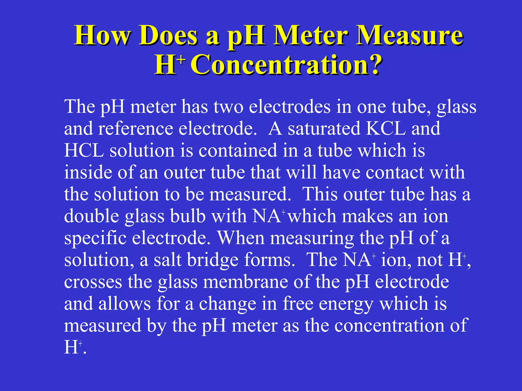 P h meter use and calibration | PPT