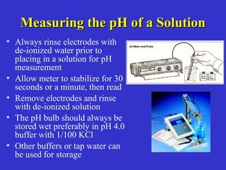 P h meter use and calibration | PPT