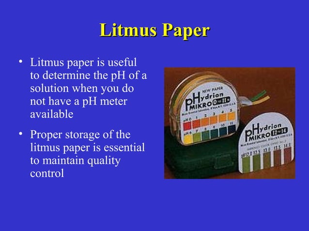 P h meter use and calibration | PPT | Chemistry | Science