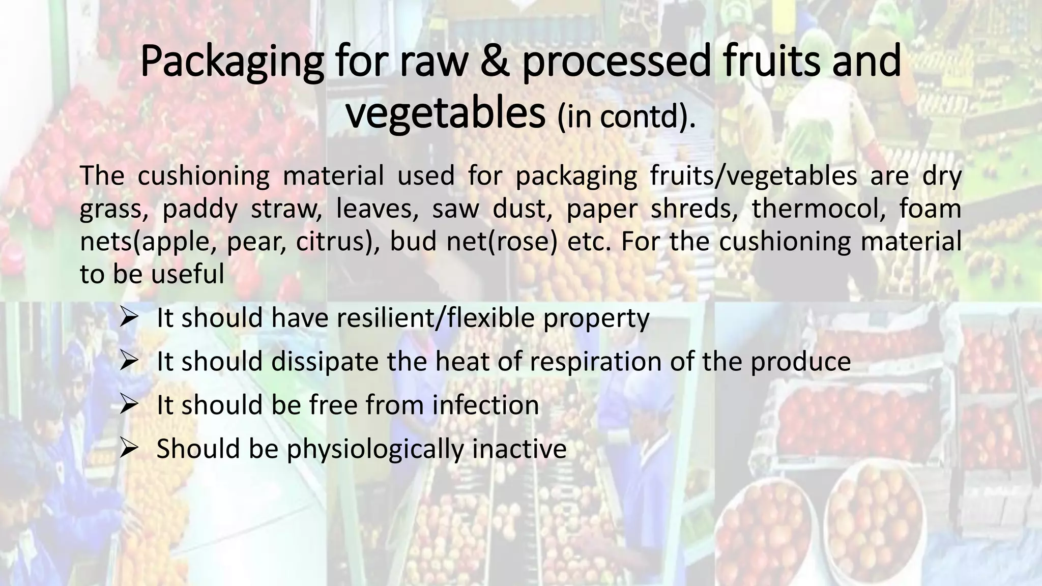 Post harvest engineering of fruits and vegetables | PDF