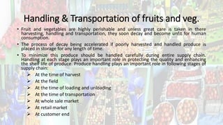 Post harvest engineering of fruits and vegetables | PDF