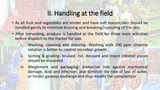 Post harvest engineering of fruits and vegetables | PDF