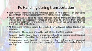 Post harvest engineering of fruits and vegetables | PDF
