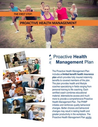 Proactive Health Management Plan - Employer Overview | PPTX