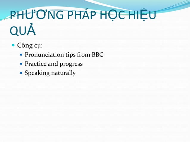 Phương pháp tự học tiếng anh | PPTX