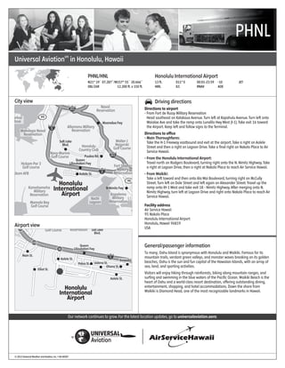 PHNL FBO Ground Handling Agent Honolulu International Airport, Hawaii | PDF